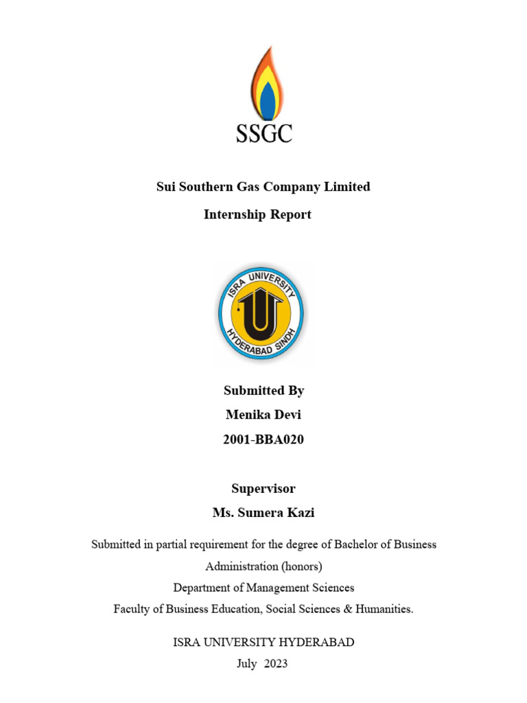 Sui Southern Gas Company Limited | PDF
