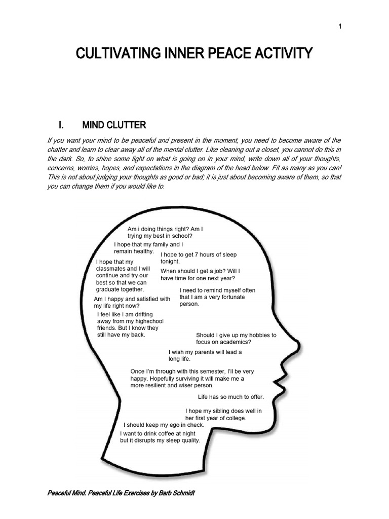 01 Cultivating Inner Peace | PDF | Mantra | Prayer