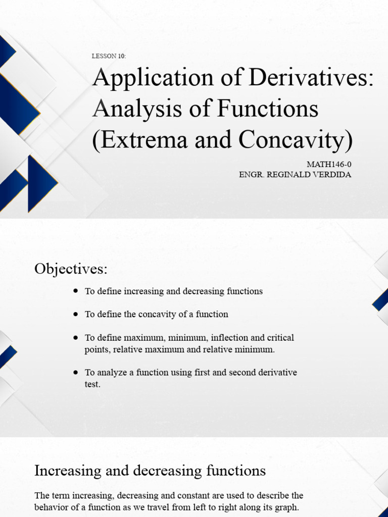 12 Analysis of Functions | PDF | Derivative | Mathematical Concepts