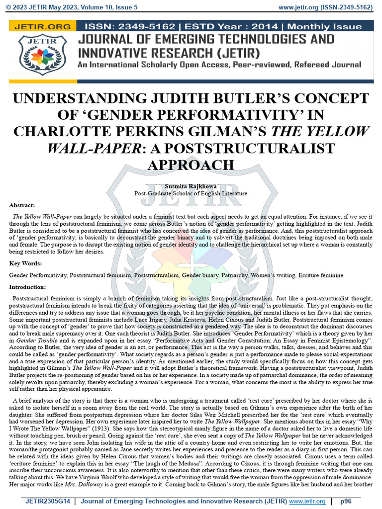 Yellow | Download Free PDF | The Yellow Wallpaper | Feminism