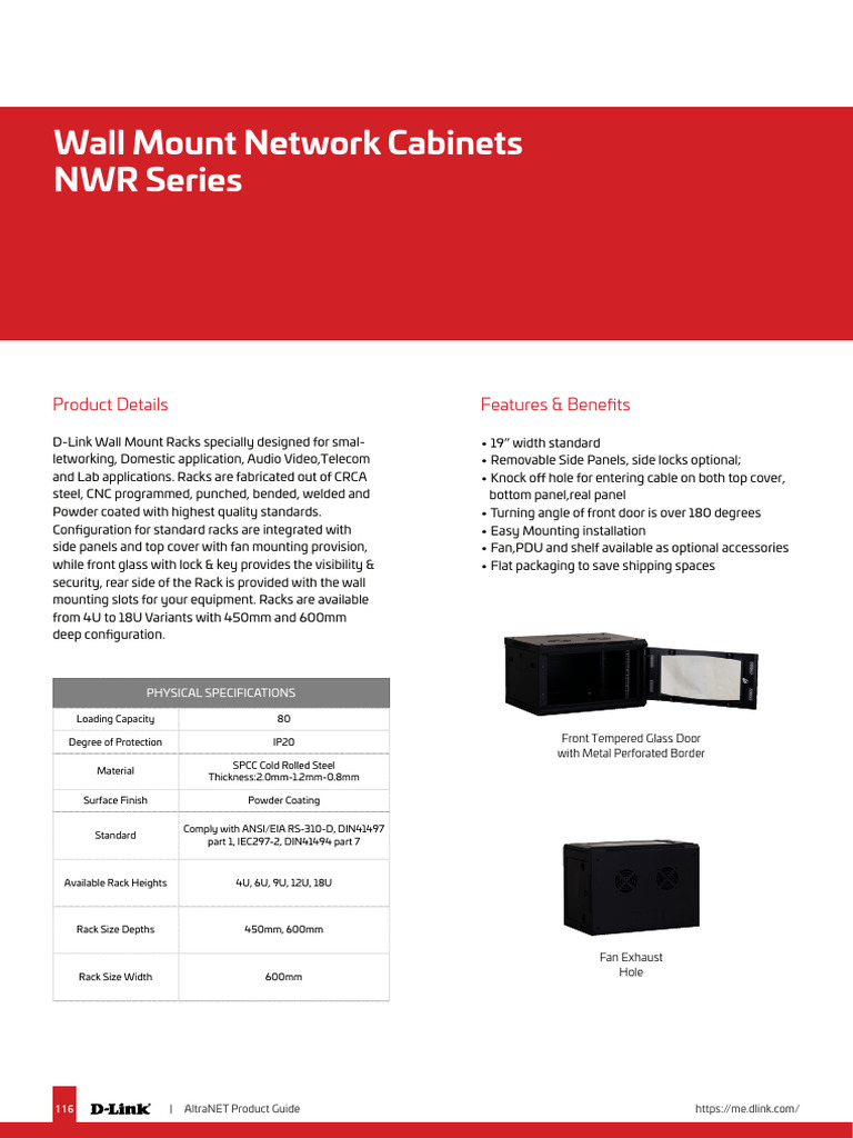 D-Link Wall Mount Rack Guide | PDF | Mechanical Engineering ...