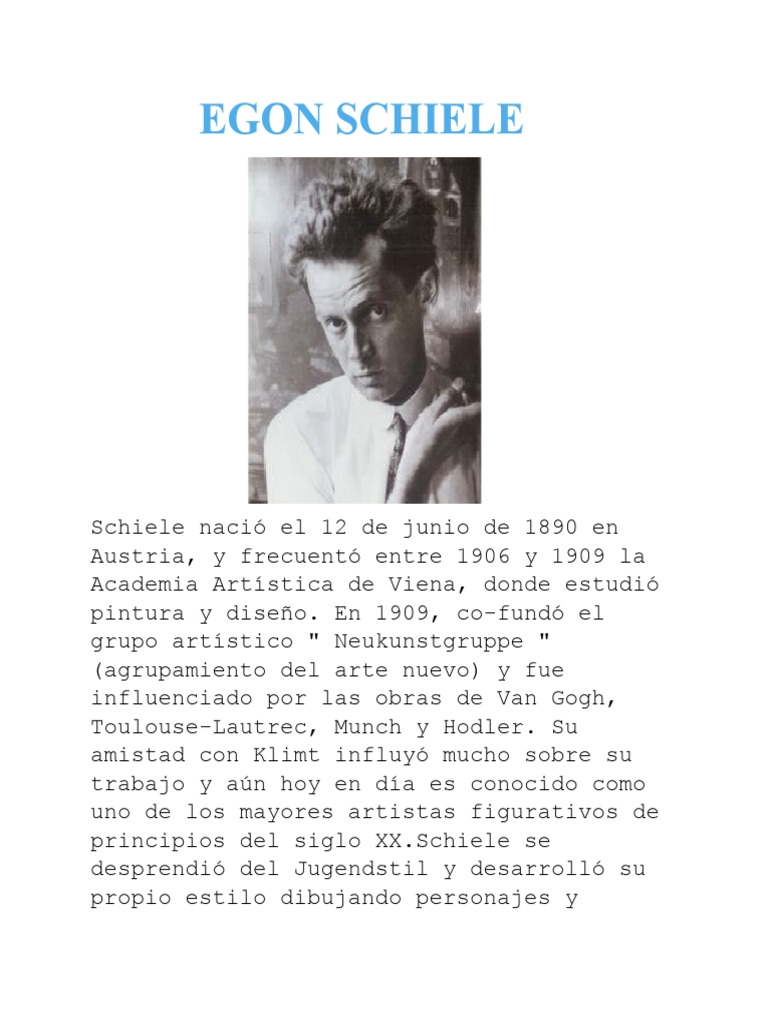 Egon Schiele | PDF