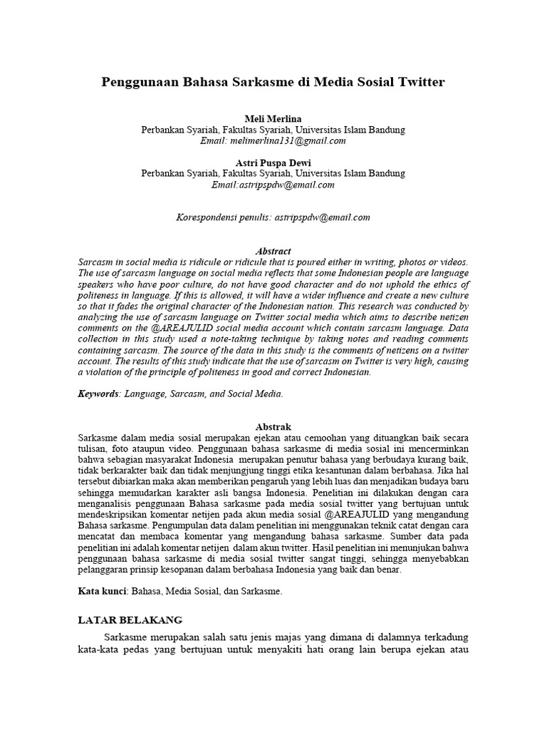05.+penggunaan+bahasa+sarkasme Meli+dan+astri | PDF