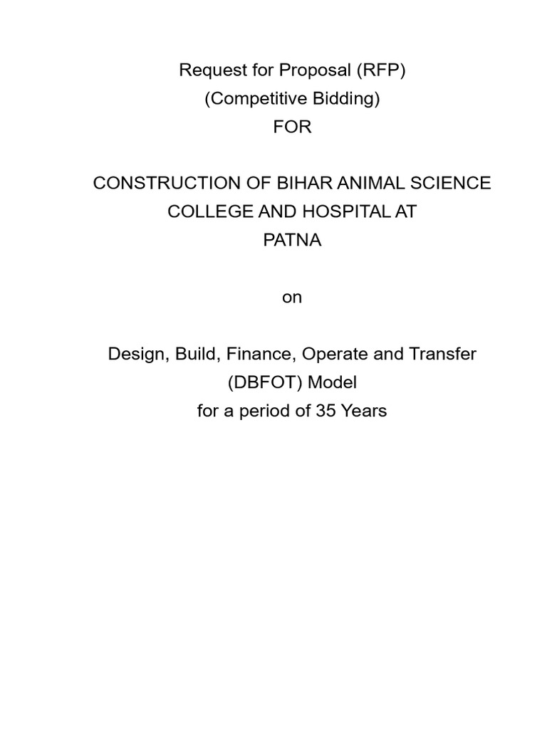 Request For Proposal | PDF | Request For Proposal | Business