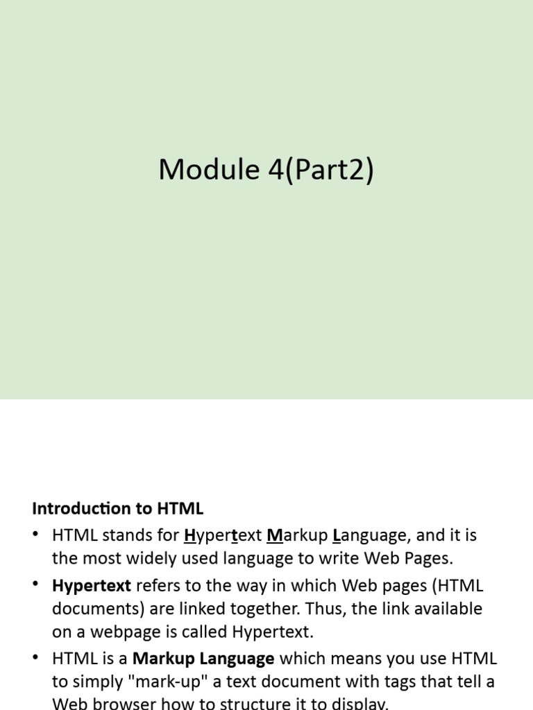 Module 4(Part2) | PDF