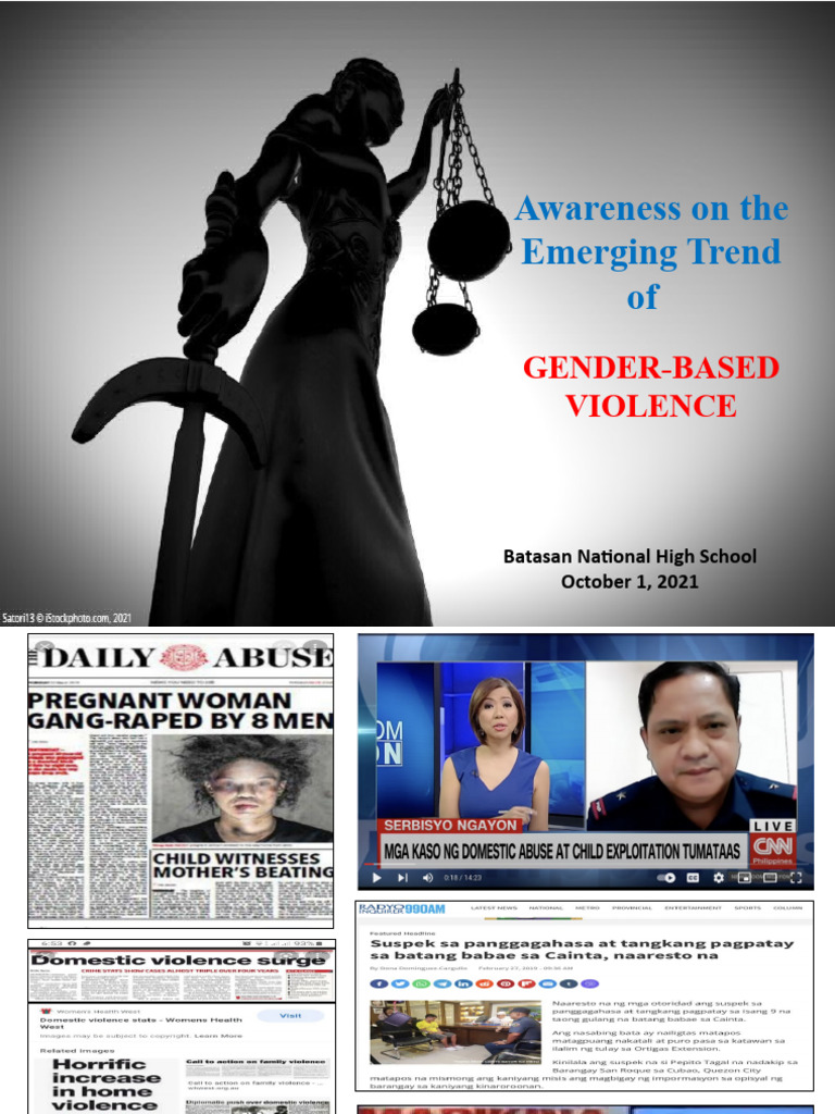 Gender Based Violence | PDF | Restraining Order | Human Trafficking