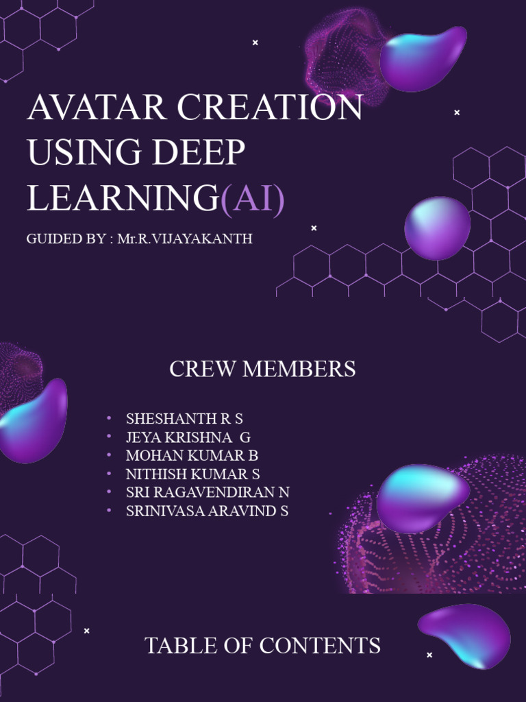 Avatar Creation Using Deep Learning | PDF
