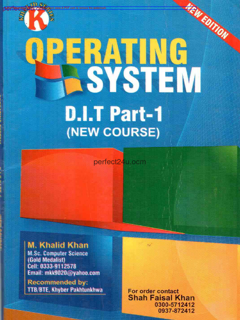 Operating System Dit Part 1book Pdf