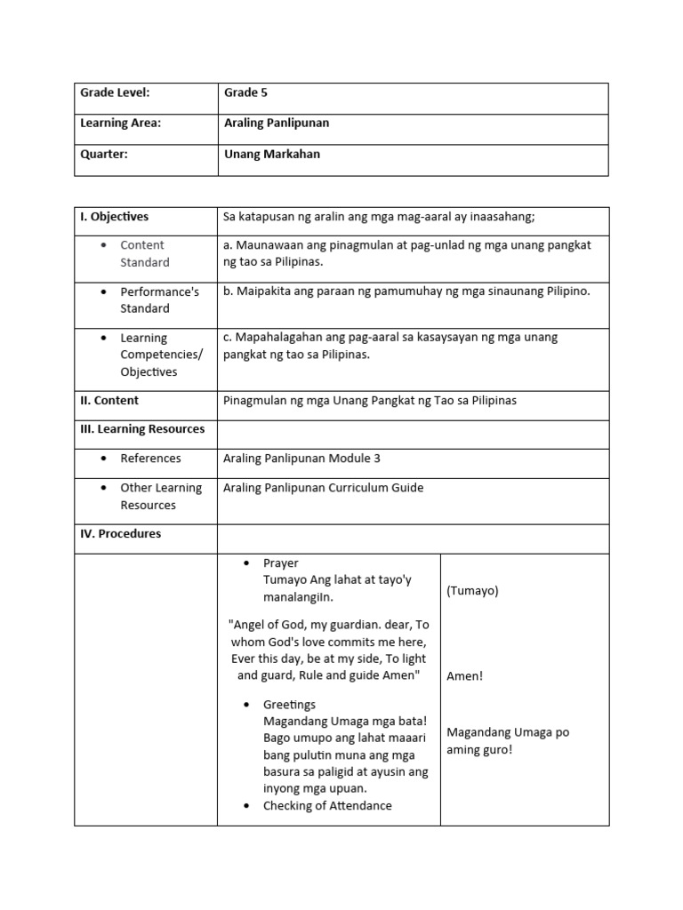 SSC2 Lesson Plan | PDF