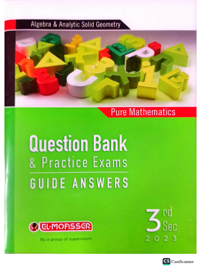 Algebra & Analytic Solid Geometry Question Bank Answers | PDF