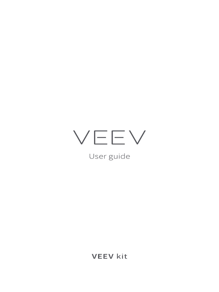 Veev Kit - User Guide | PDF