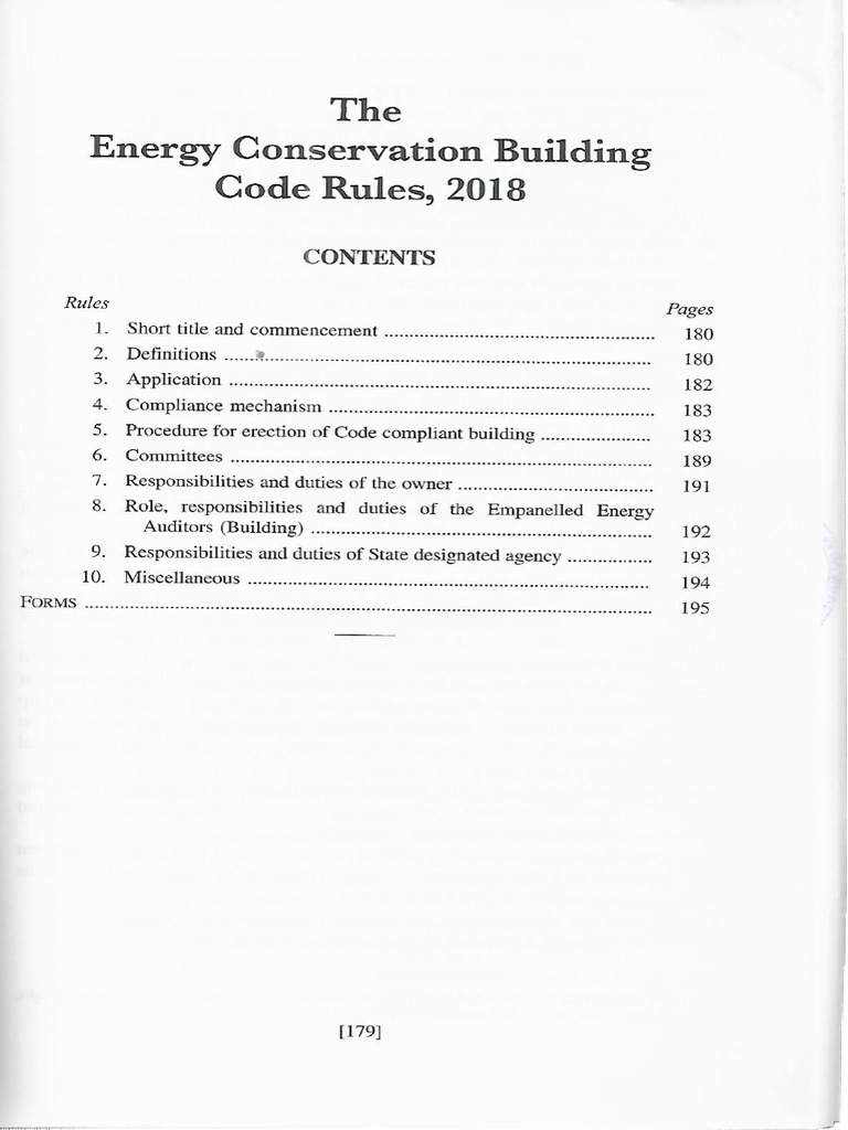 Energy Conservation Building Code Rules, 2018. | PDF