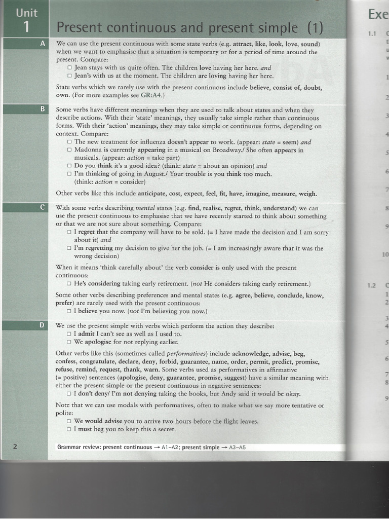 Present + Past Tenses | PDF