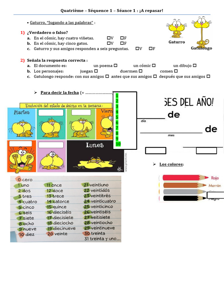 Quatrième - Séquence 1 - Séance 1 | PDF