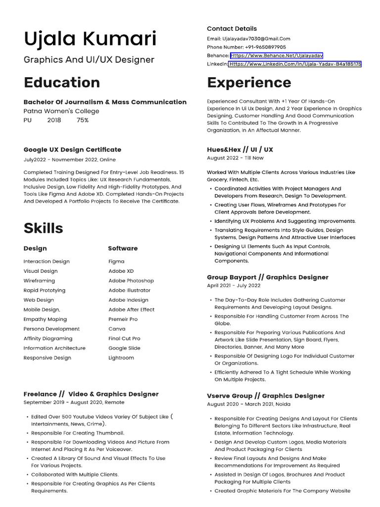 Resume_compressed | PDF | Information Technology | Computing