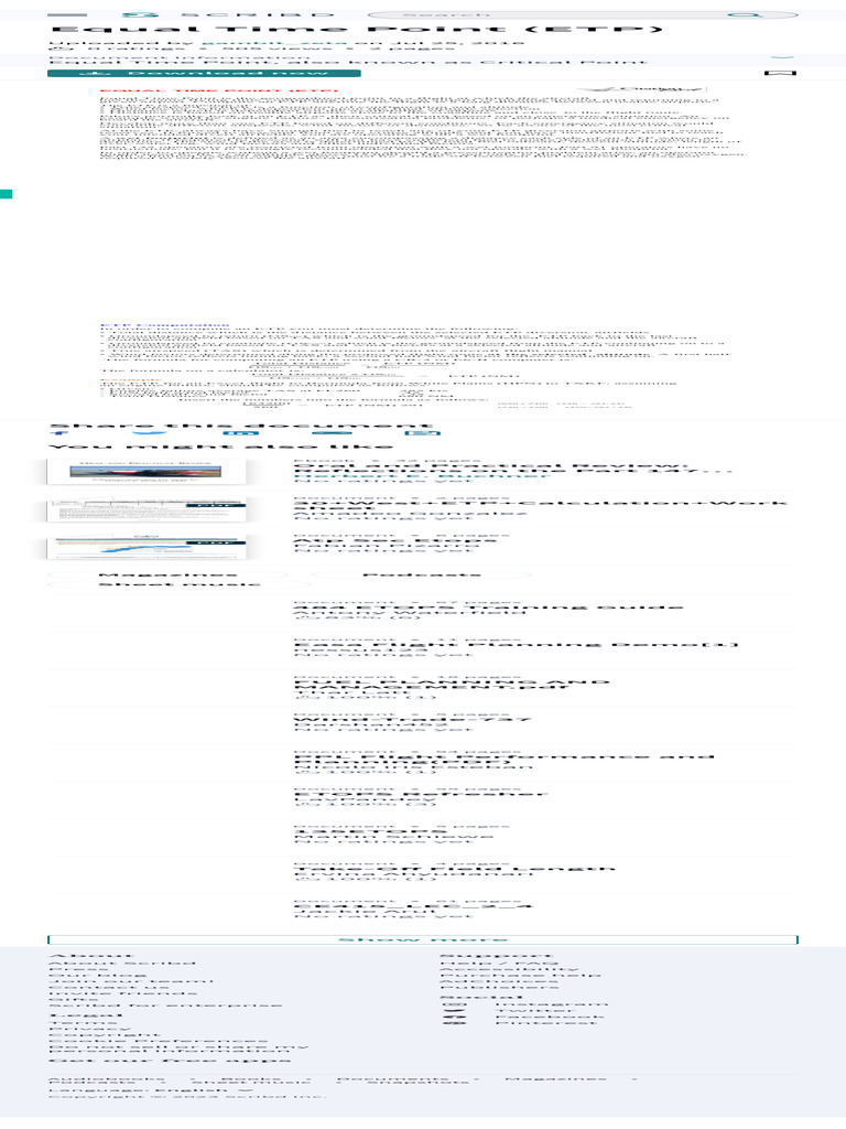 Equal Time Point (ETP) PDF Airport Aircraft | PDF | Scribd | Airspeed