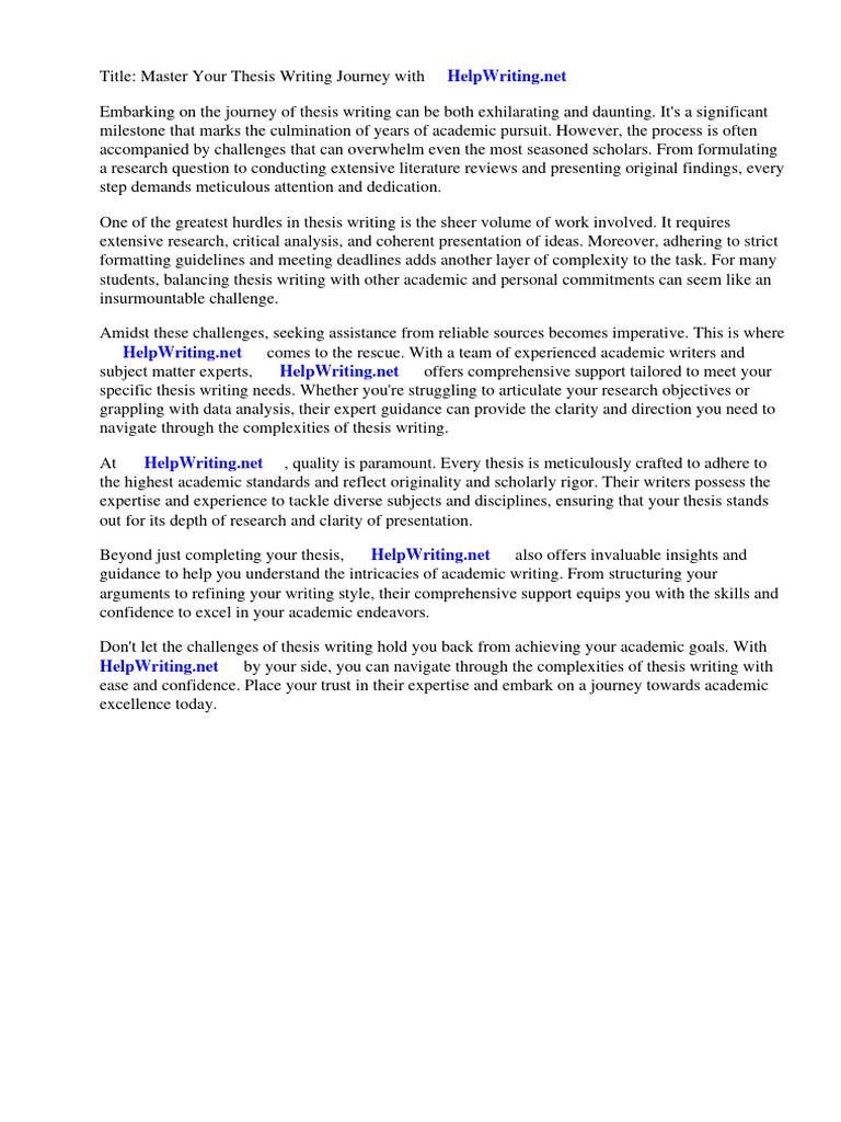 Thesis Writing Support for Students | PDF | Thesis | Libraries