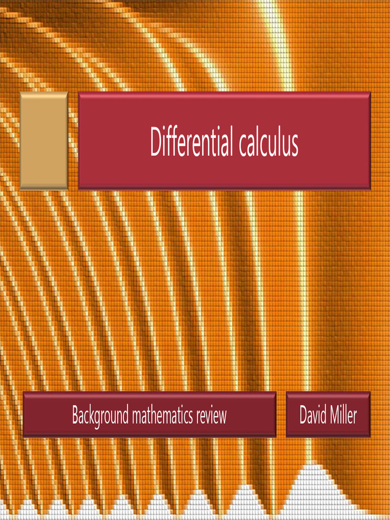 Math 4 Differential Calculus | PDF | Slope | Curvature