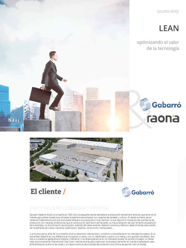 Éxito de Gabarró: Método Gabarro Lean | PDF | Business | Economias