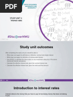 Grade 11 and 12 Finance Notes 2025 | PDF | Compound Interest | Interest
