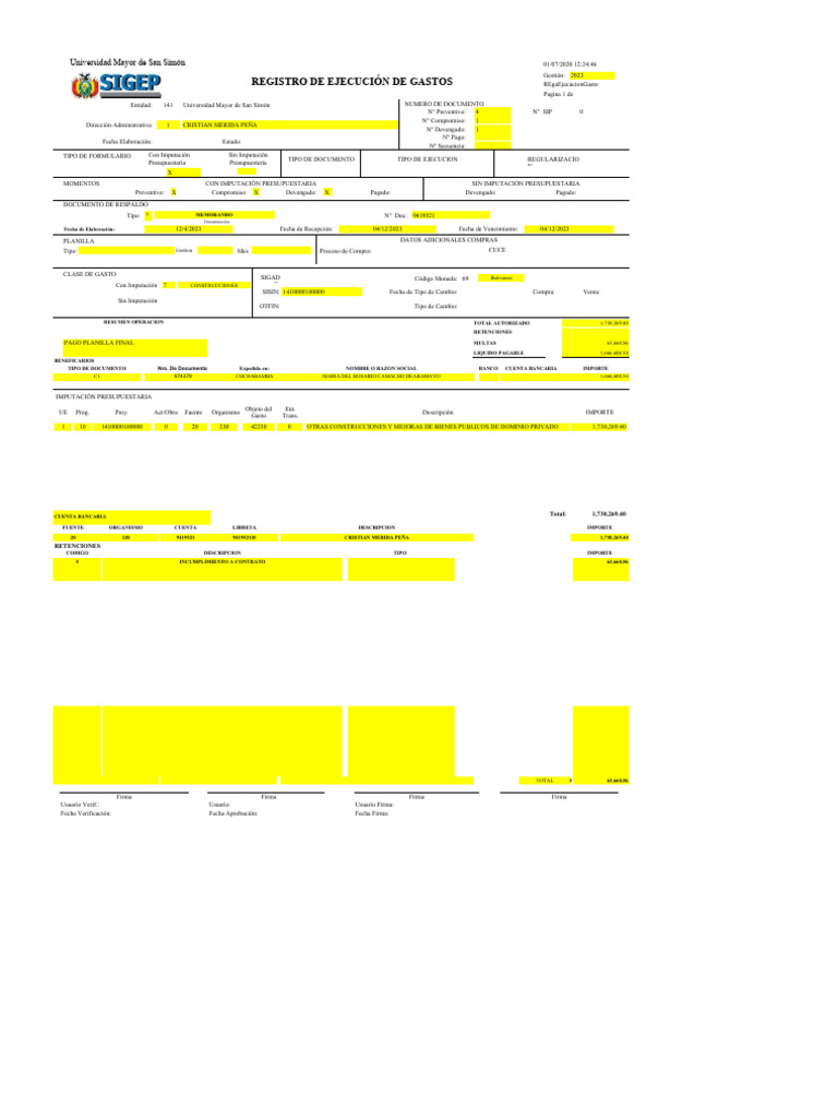 4 Formato c31 - Cip | Descargar gratis PDF | Economias