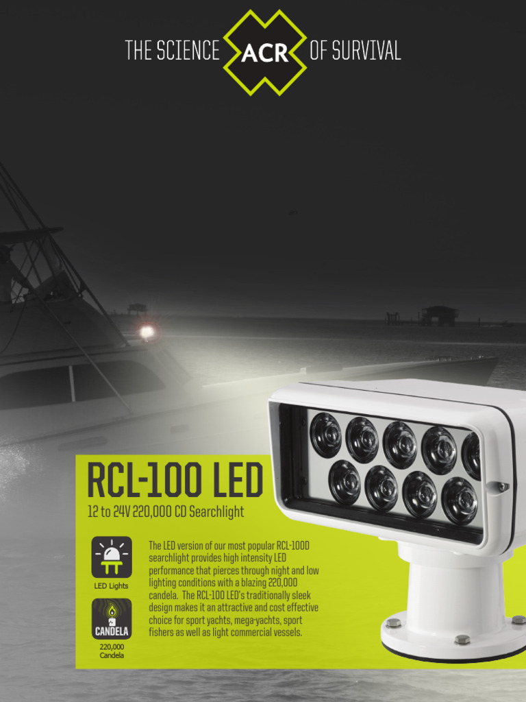 Spec Sheet RCL-100 LED ACR | PDF