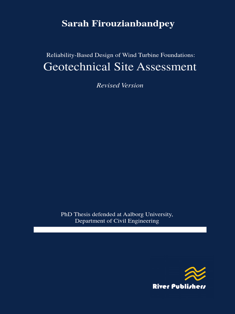 Reliability-Based Design of Wind Turbine Foundations - Geotechnical ...