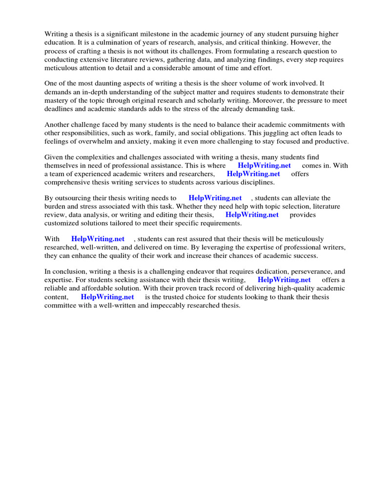 Thank You Thesis Committee | PDF | Thesis | Cognition