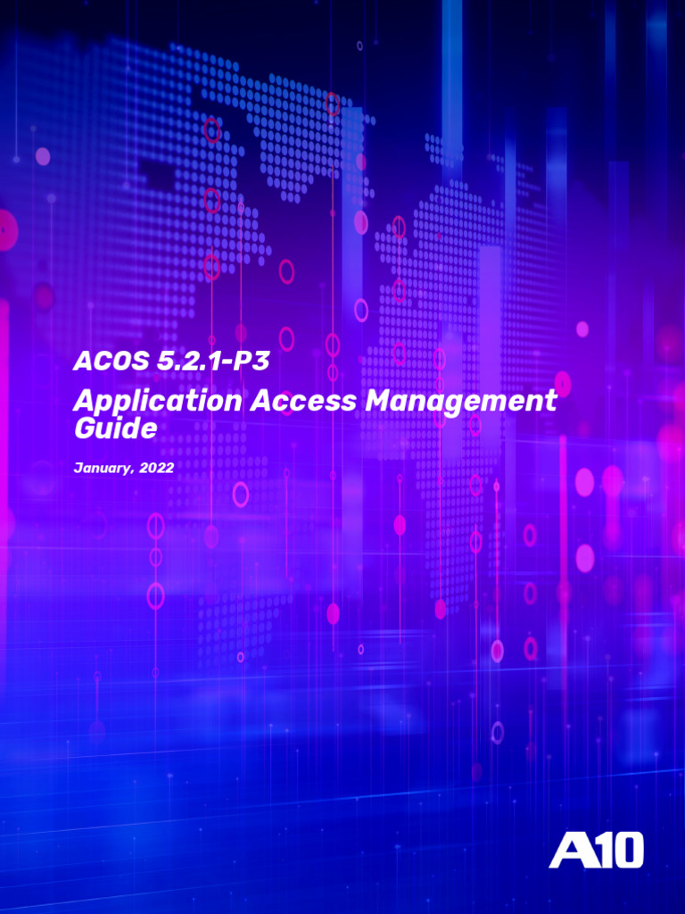 Application Access Management Guide: ACOS 5.2.1-P3 | PDF