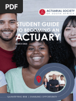 Lecture Notes Introduction To Actuarial Science | PDF | Insurance | Actuary