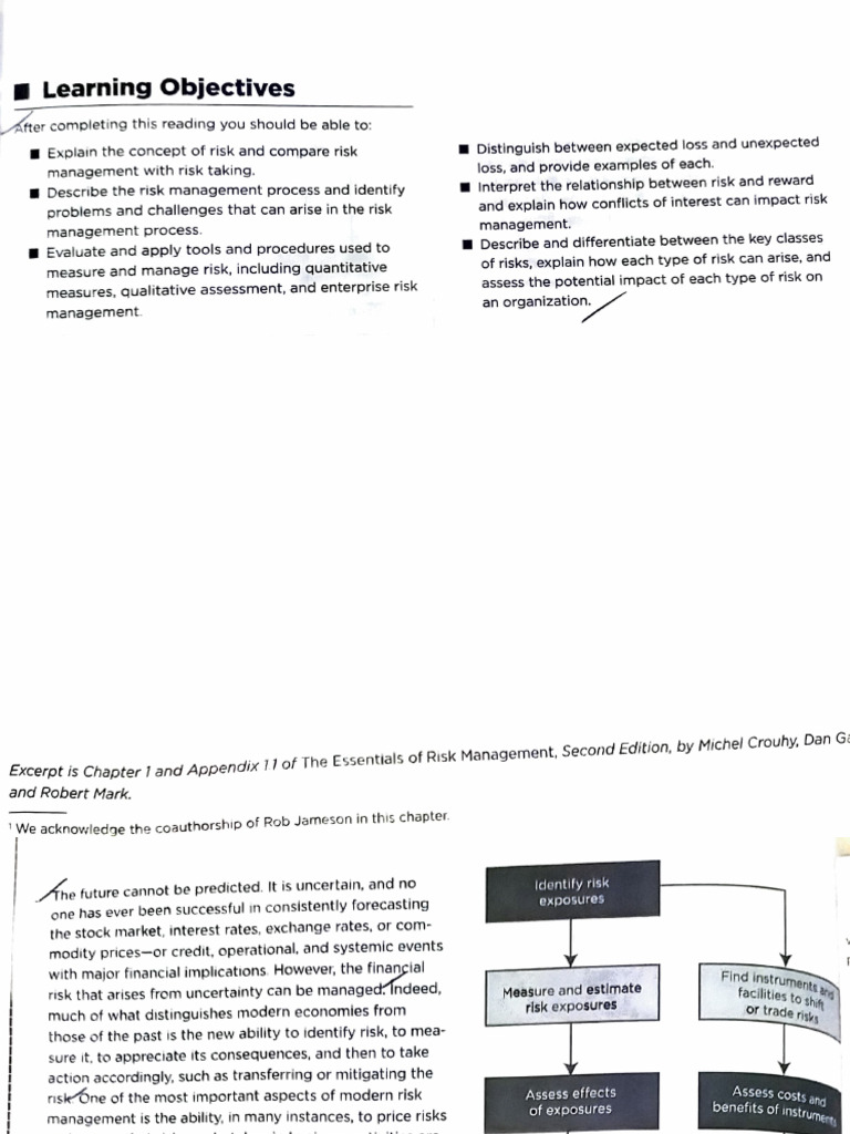 FRM 1 - PDF | PDF | Risk | Financial Risk