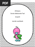 Afrikaans Sonder Grense Eerste Addisionele Taal Graad 6 Leerderboek | PDF