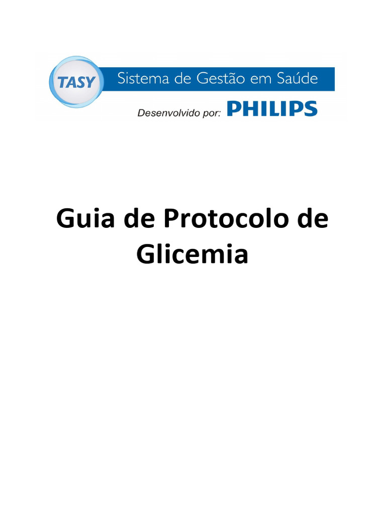 Guia de Protocolo de Glicemia | Download grátis PDF | Receita médica ...