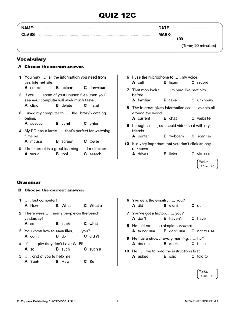2 36 Enterprise A2 Quiz 12c | PDF | Icon (Computing) | Computer Virus