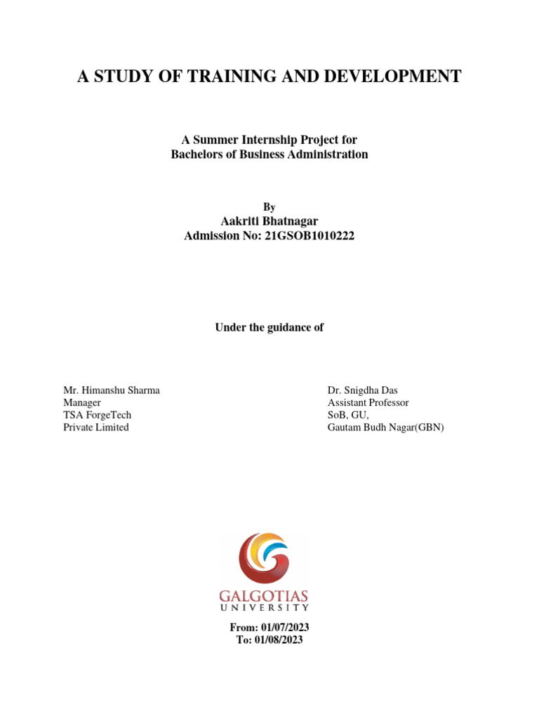 Aakriti Report | PDF