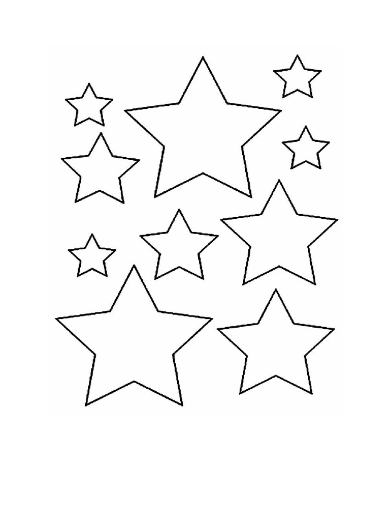 Estrelas Molde | PDF