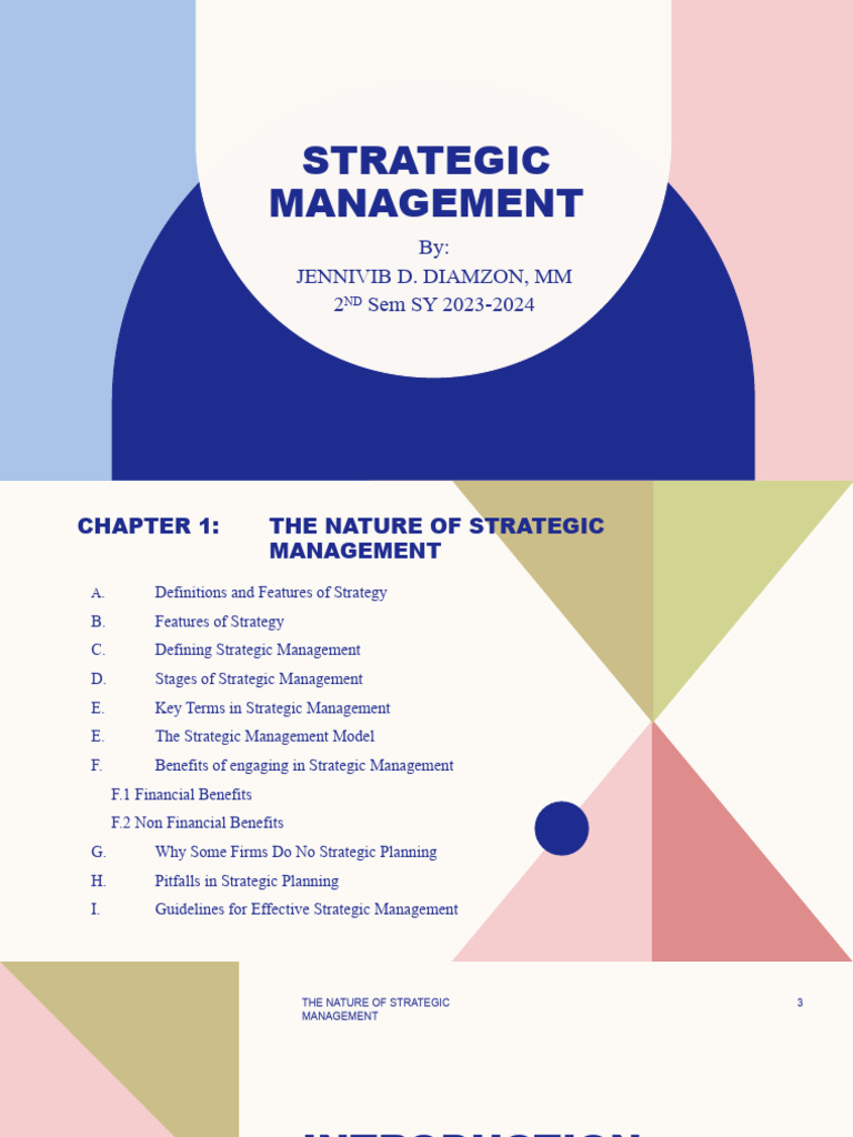 Understanding Strategic Management | PDF | Strategic Management ...