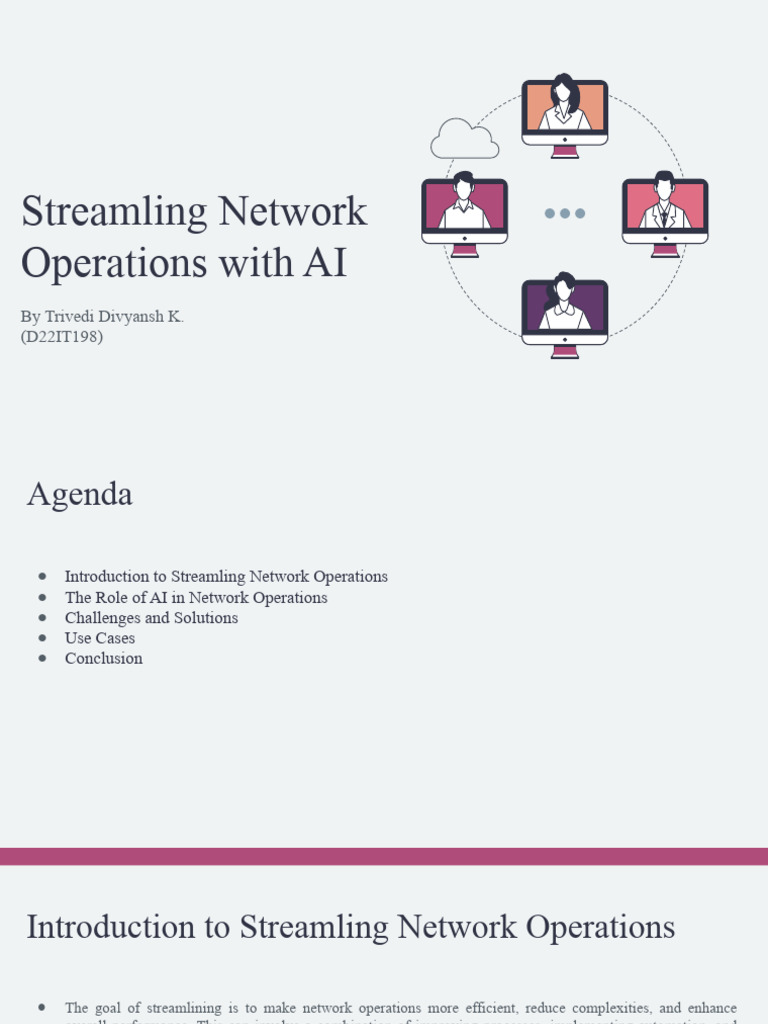Streamlining Network Ops With AI | PDF | Artificial Intelligence | Intelligence (AI) & Semantics