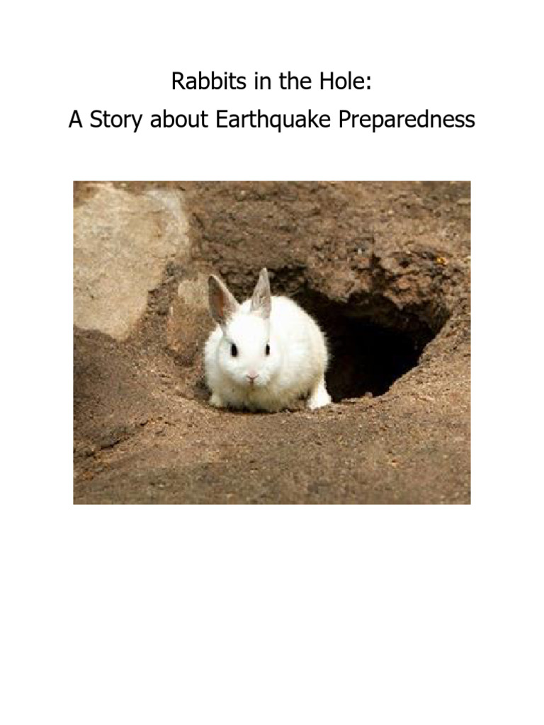 Rabbits in The Hole Earthquake Story For Parents | PDF | Rabbit
