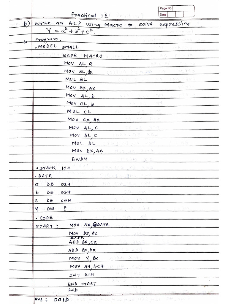 MIC Practical No.12 | PDF