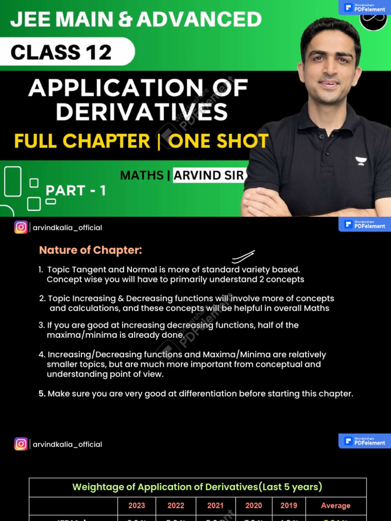 aod-part-1-Copy | PDF | Tangent | Slope