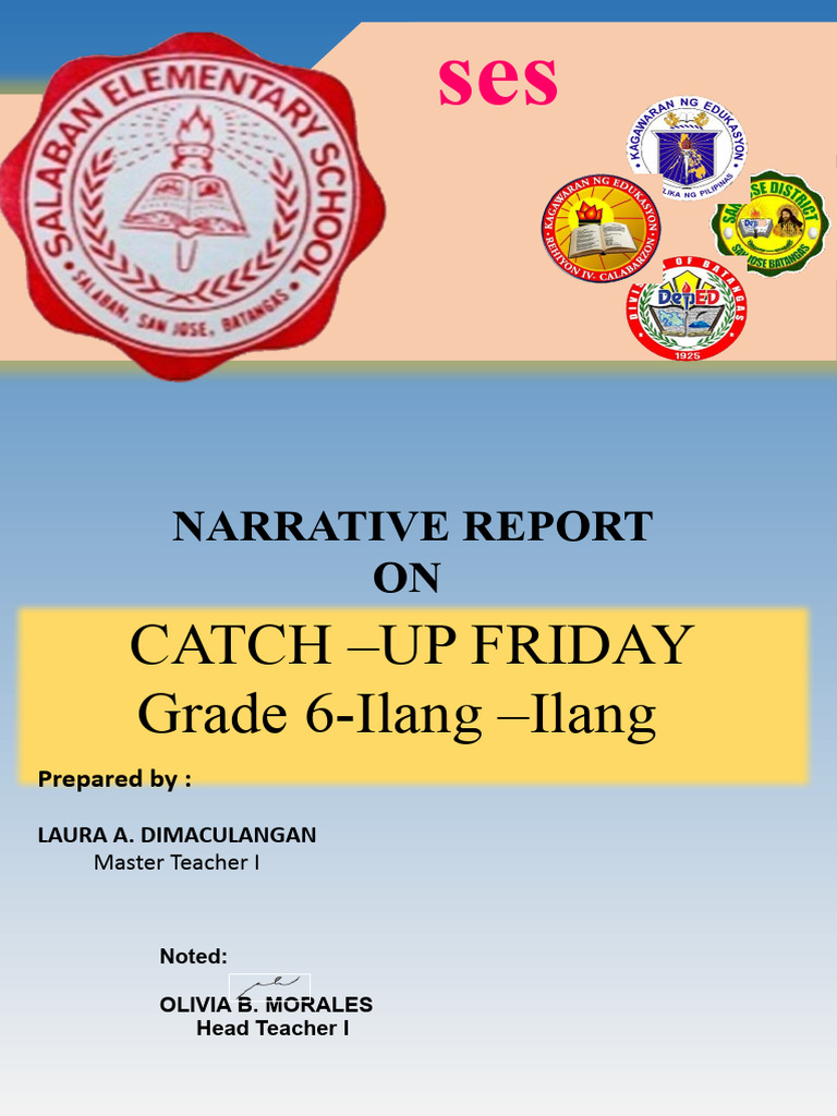 Catch Up Friday Narrative | PDF
