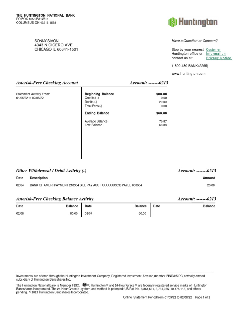 Sonny Simon HN Statement | PDF | Banks | Payments Sonny Simon HN Statement | PDF | Banks | Payments