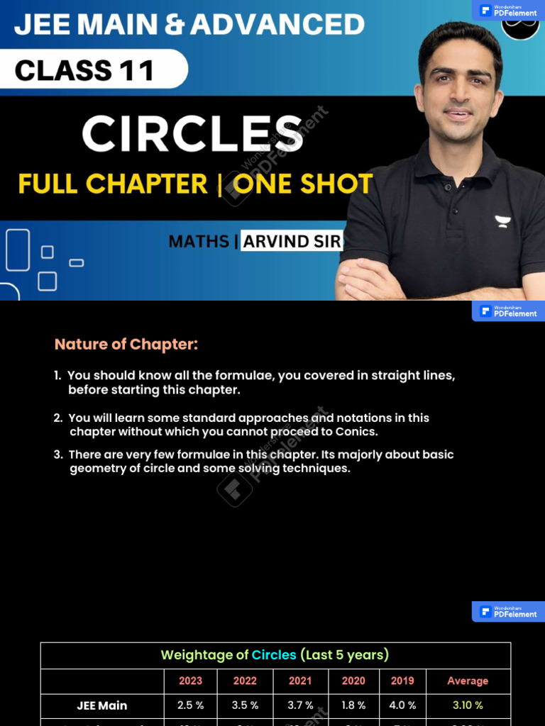 Circles | PDF | Circle | Equations