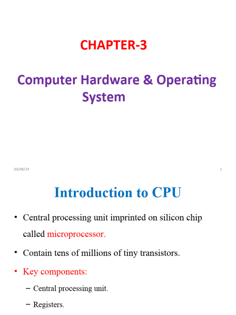 CPU Architecture and Functionality Overview | PDF | Central Processing Unit | Electronic Circuits