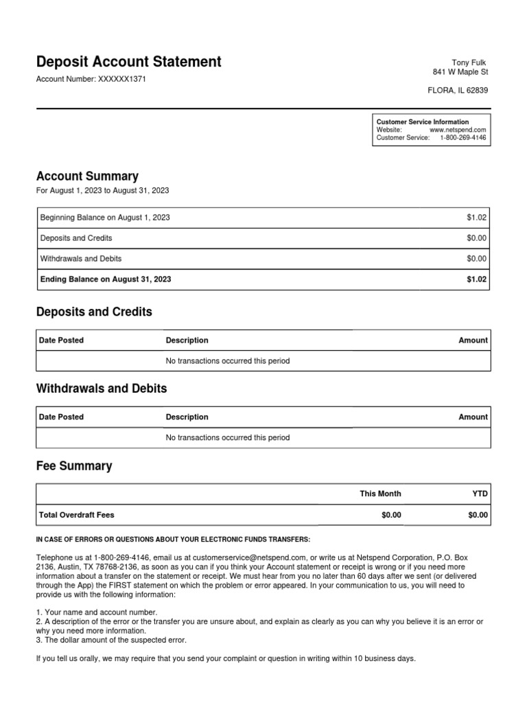 Debit 2023 8 | PDF | Banks | Deposit Account