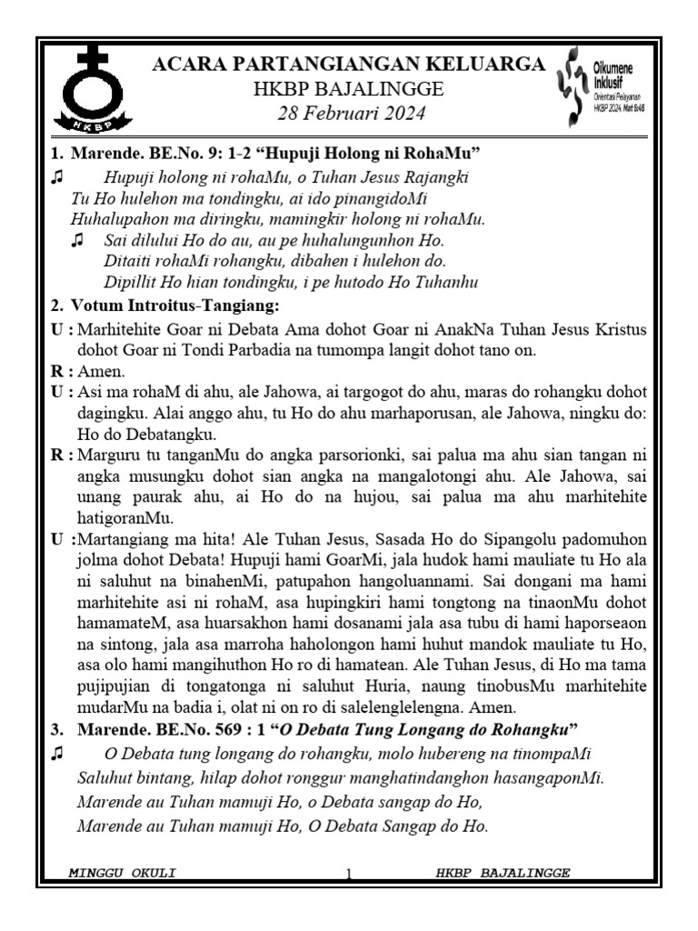 Partangiangan Keluarga | PDF