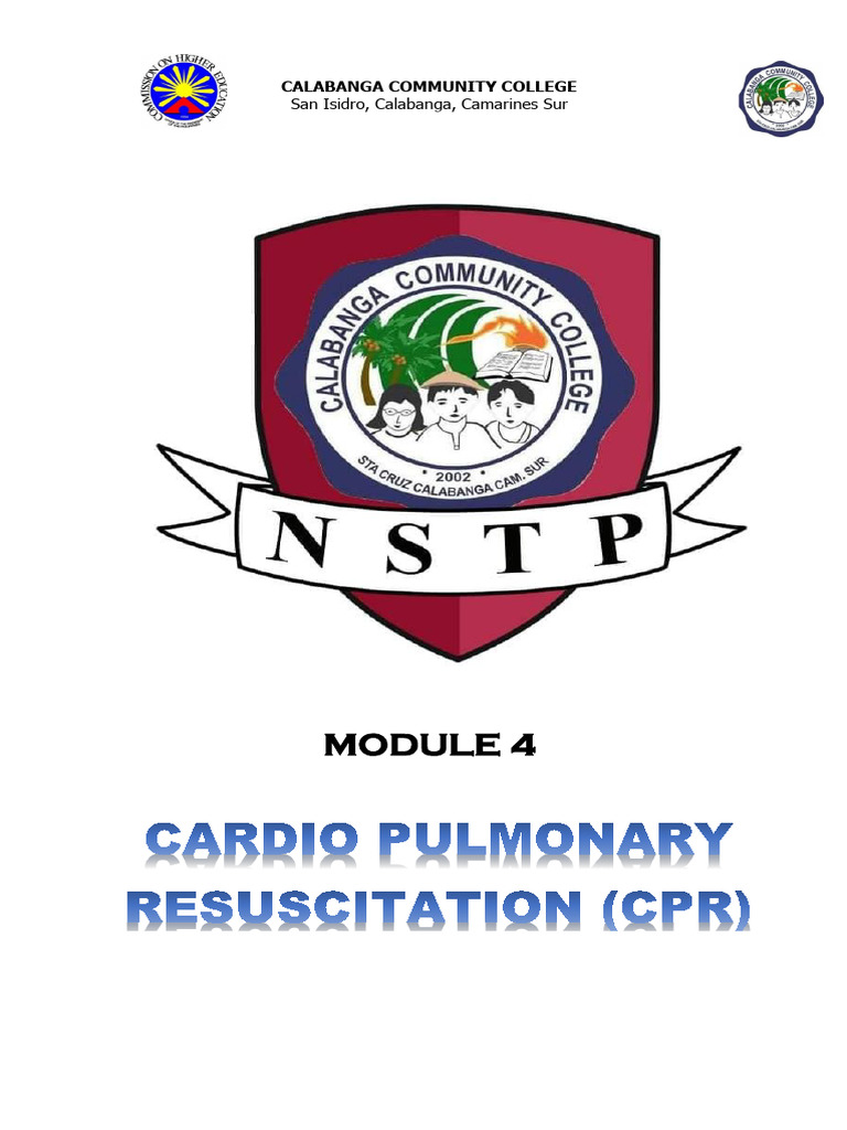 Lesson 4 - CPR | PDF | Cardiopulmonary Resuscitation | Thorax