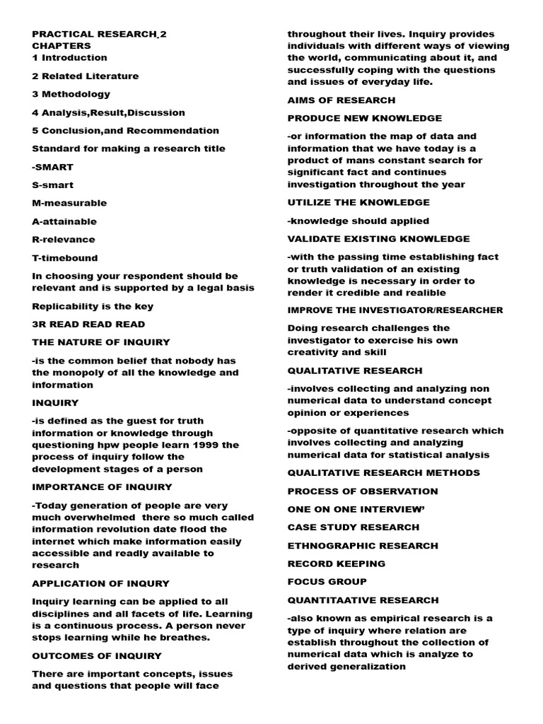 Pr2 Reviewer | PDF | Qualitative Research | Quantitative Research