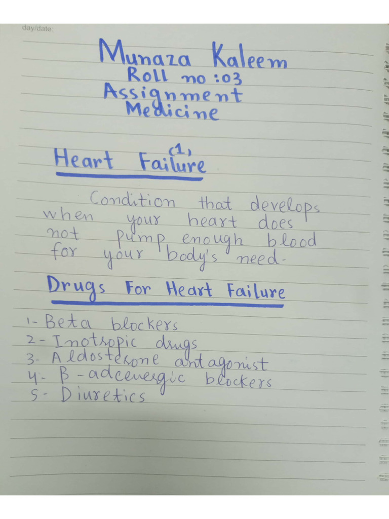 Medicine Assignment 2 | PDF